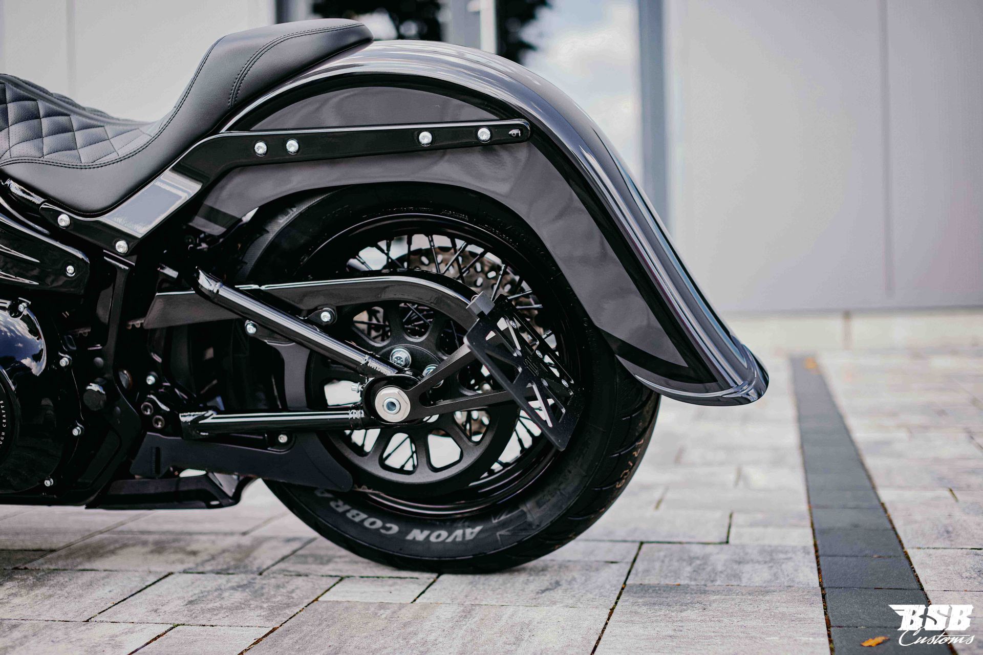 HARLEY-DAVIDSON SOFTAIL SLIM 4" STRETCH HECKFENDER 2012-2017 mit Gutachten!!! | SW10680